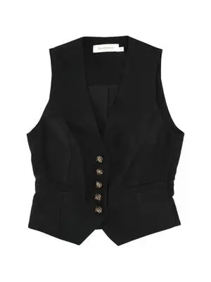 Zimmermann Button-up Waistcoat - Black
