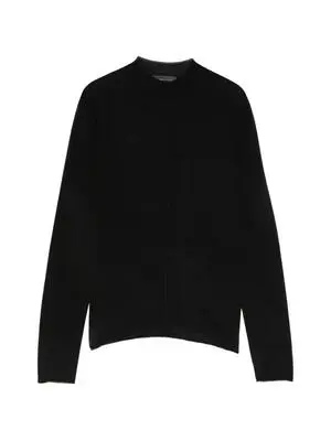 LE PETIT PULLE High-neck Long-sleeves Sweater - Black