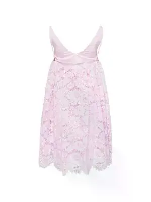 SELF-PORTRAIT Sequin-embellished Lace Mini Dress