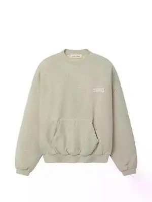 Fear Of God 90s Logo-print Crew-neck Sweater - Neutrals