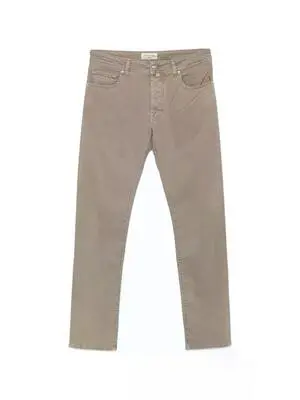 Jacob Cohen Bard Slim-fit Trousers - Neutrals