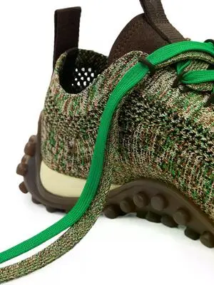 AMI Paris Knit Mirage Sneakers - Green