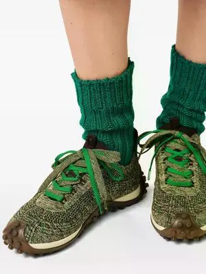 AMI Paris Knit Mirage Sneakers - Green