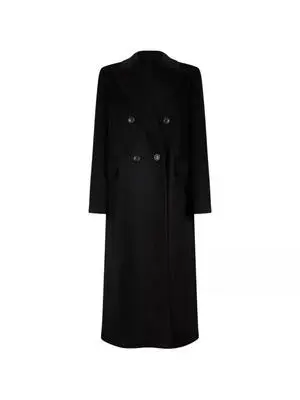 Marina Rinaldi Persona Double-breasted Peak-lapel Coat