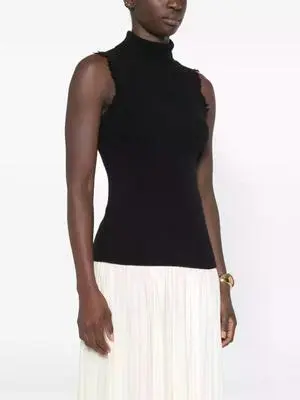 LE PETIT PULLE Frayed-detail Vest