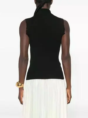 LE PETIT PULLE Frayed-detail Vest