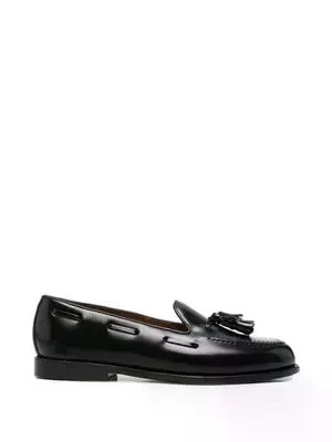 SEBAGO Tassel Leather Loafers - Black