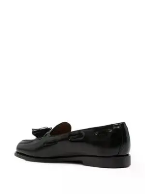 SEBAGO Tassel Leather Loafers - Black
