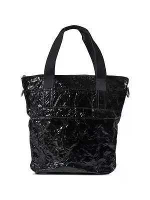 Rick Owens Small Crinkled-finish Tote Bag - Black