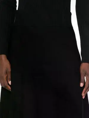 LE PETIT PULLE Ribbed-knit Midi Skirt