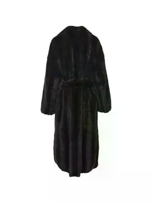 THE FRANKIE SHOP Wide-lapel Belted Coat