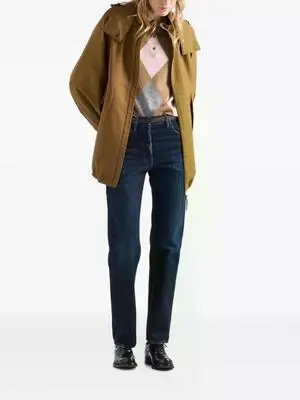 Prada Argyle Cashmere Sweater