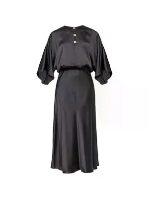 NISSA Satin Midi Dress