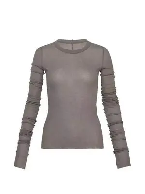 Rick Owens Long-sleeved Ribbed T-shirt