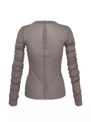Rick Owens Long-sleeved Ribbed T-shirt