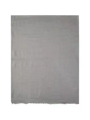 Rick Owens Frayed-edge Scarf - Grey