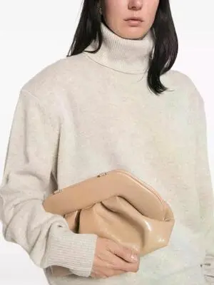 THEMOIRE Ruched Clutch Bag