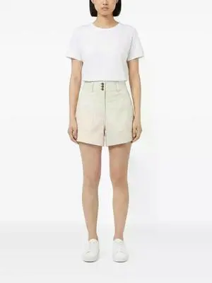 SELF-PORTRAIT Button-detail Denim Shorts