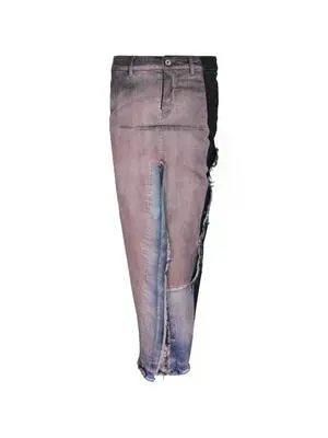 Rick Owens Deconstructed Frayed-edge Maxi Skirt