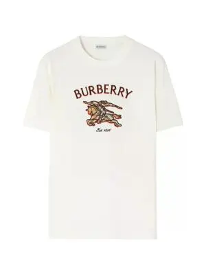 Burberry Knight Check Cotton T-shirt
