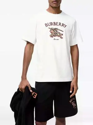 Burberry Knight Check Cotton T-shirt