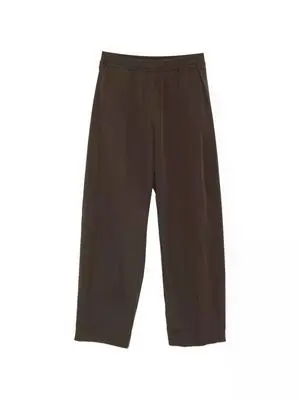 Herno Elasticated Waistband Trousers In Dark - Brown