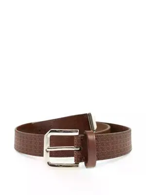 Brunello Cucinelli Micro-perforated Leather Belt - Brown