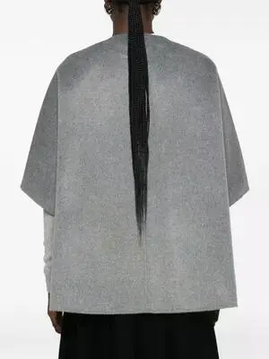 KUJTEN Short Sleeve Cape With Round Neck