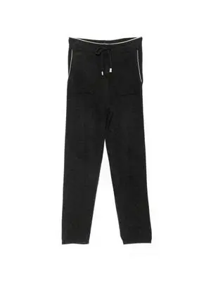 Eleventy Drawstring Track Pants - Black