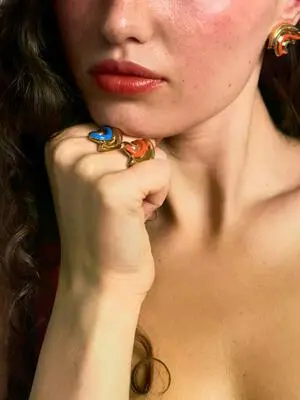 KRIMROSE X Maria De La Orden Moorish Ring - Gold