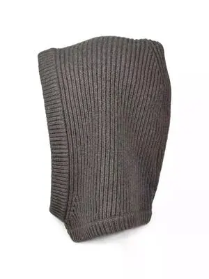 Rick Owens Ribbed Cashmere-blend Hood