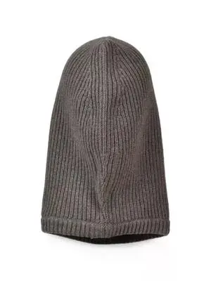 Rick Owens Ribbed Cashmere-blend Hood