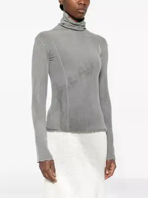 BASERANGE Ribbed Exposed-seam Top