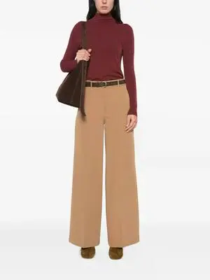 ERMANNO FIRENZE Pressed-crease Wide-leg Trousers