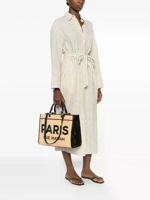 RUE MADAM PARIS Iconique Logo-patch Tote Bag