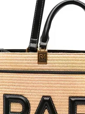 RUE MADAM PARIS Iconique Logo-patch Tote Bag