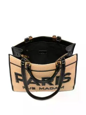 RUE MADAM PARIS Iconique Logo-patch Tote Bag