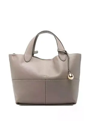 Furla Grained Leather Tote Bag