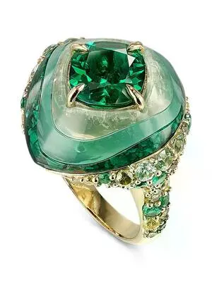 ANABELA CHAN Sugarloaf Emerald Ring