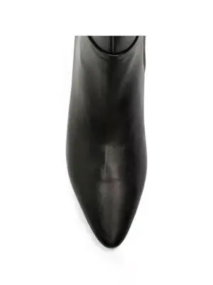 COCCINELLE C-look Pointed-toe Buckled Ankle Boots