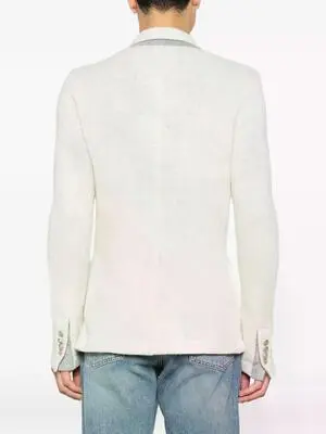 Eleventy Double-breasted Knitted Jacket