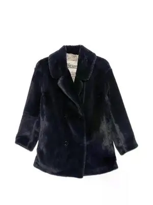 Herno Double-breasted Faux-fur Coat