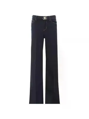 Liu Jo Logo-plaque Flared Jeans