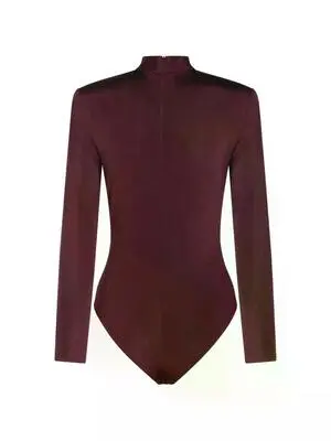 NISSA Cut-out Crystal-embellished Bodysuit