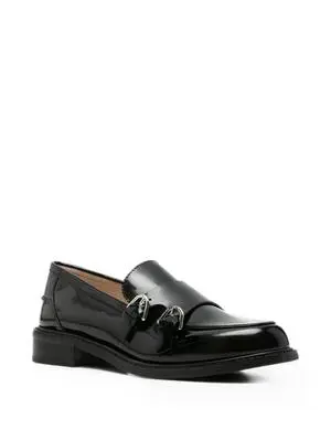 COCCINELLE Buckle-detail Leather Loafers
