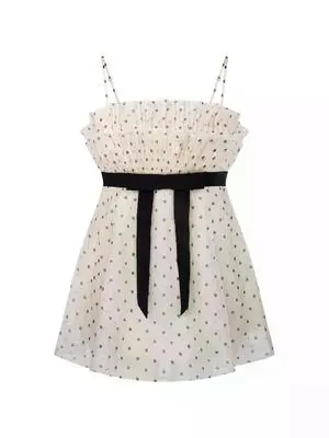 Zimmermann Polka-dot Pleated Top
