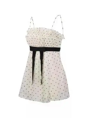 Zimmermann Polka-dot Pleated Top