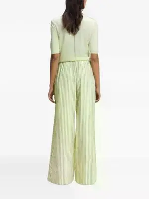 BOSS Vertical-stripe Palazzo Pants