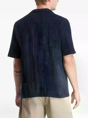 MC2 SAINT BARTH Waffle-knit Logo-embroidered Shirt