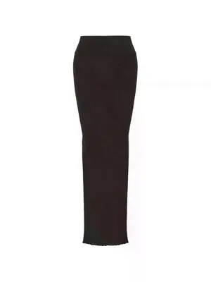 Rick Owens Ribbed-knit Maxi Skirt